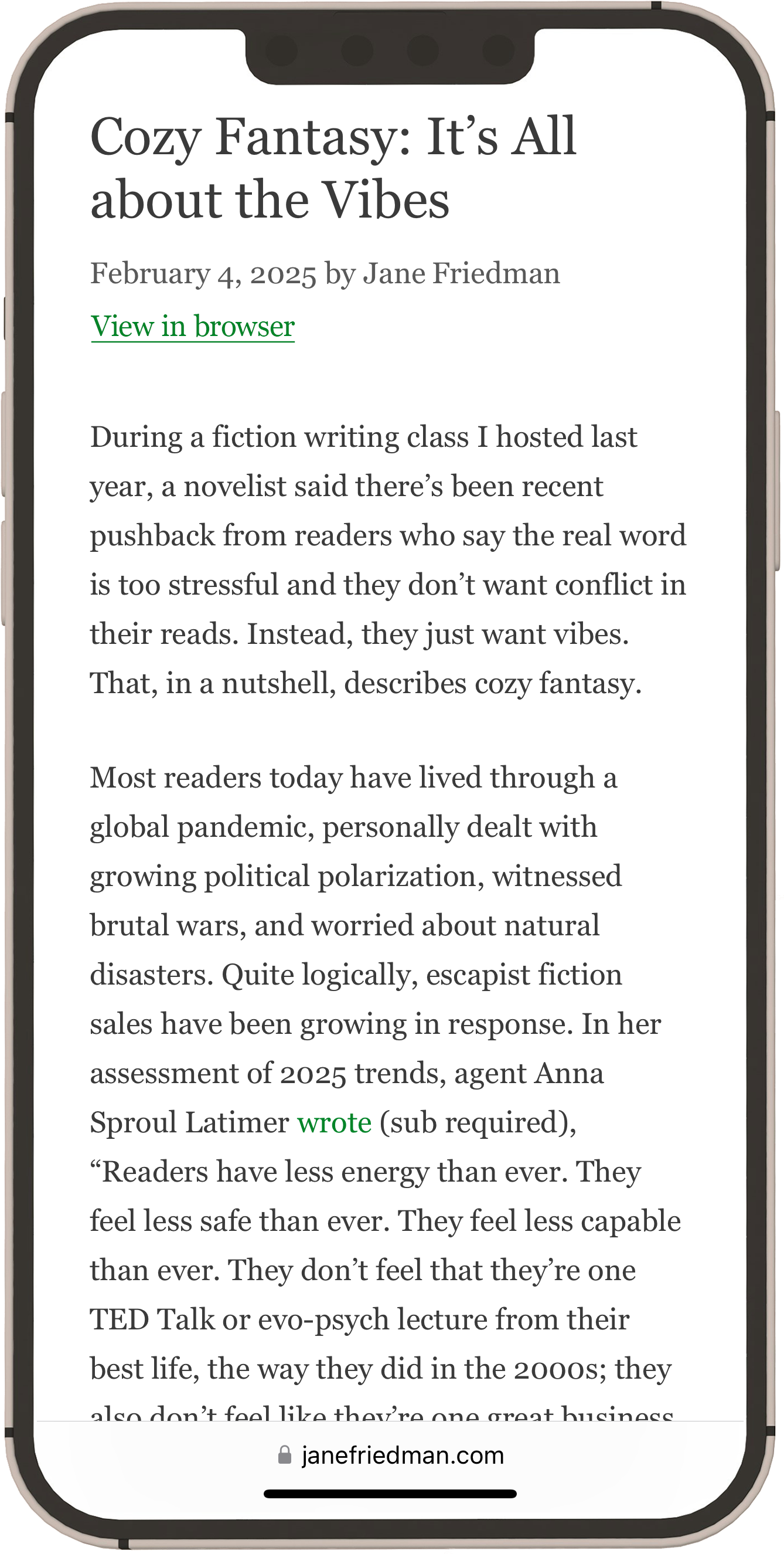 The Bottom Line: Jane's publishing industry newsletter | Jane Friedman